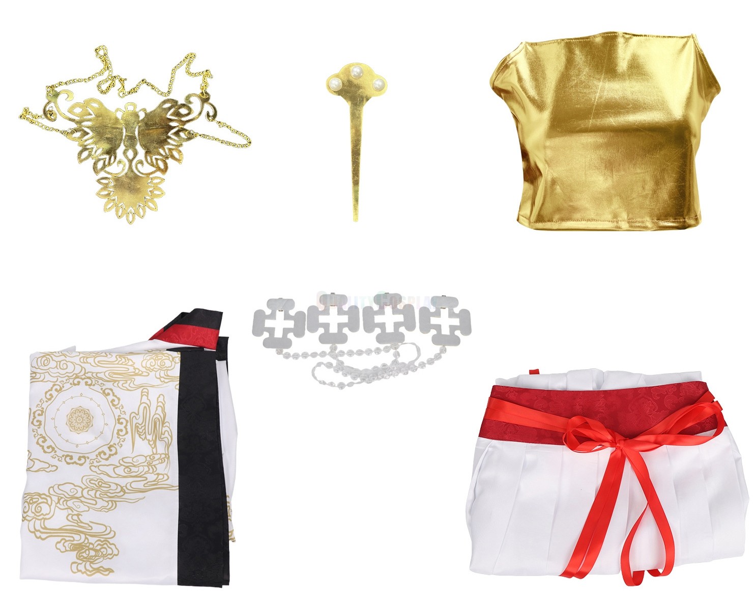 Black Myth: Wukong Princess Iron Fan Cosplay Costume - HQCOSPLAY
