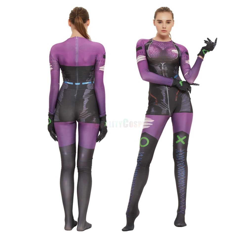 The Joker Girlfriend Punchline Cosplay Jumpsuit Halloween Party ...