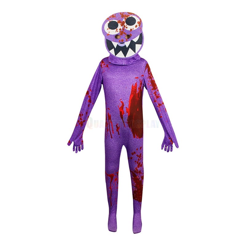Purple Friends Roblox Rainbow Friends Onesie For Kids Halloween ...