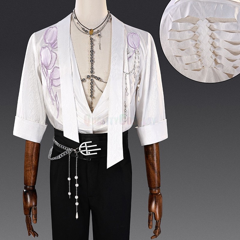 Love and Deepspace Qin Che Blossom Valley Drift Cosplay Costume - HQCOSPLAY