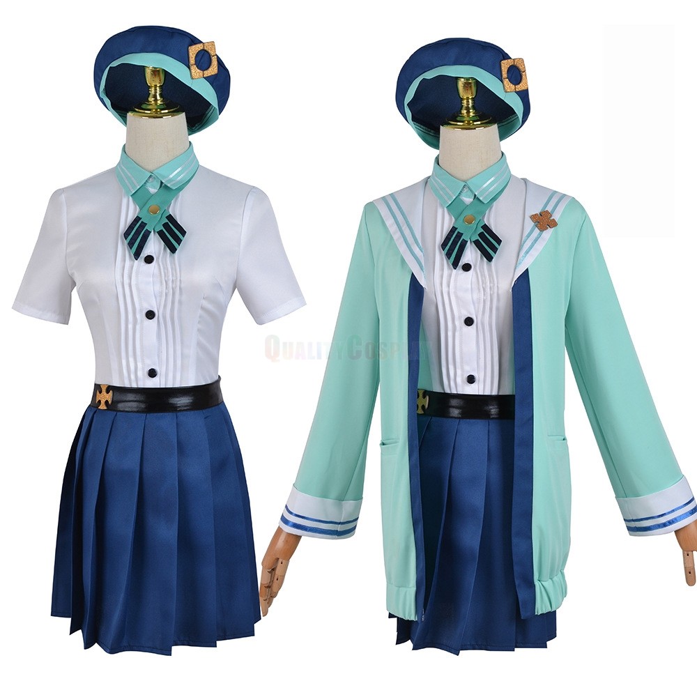 Ready to Ship Genshin Impact Sucrose JK Uniform Cosplay Costume - HQCOSPLAY