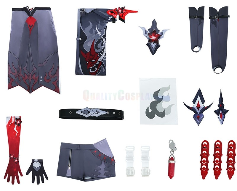 Honkai: Star Rail Raiden Bosenmori Mei Acheron Cosplay Costume - HQCOSPLAY