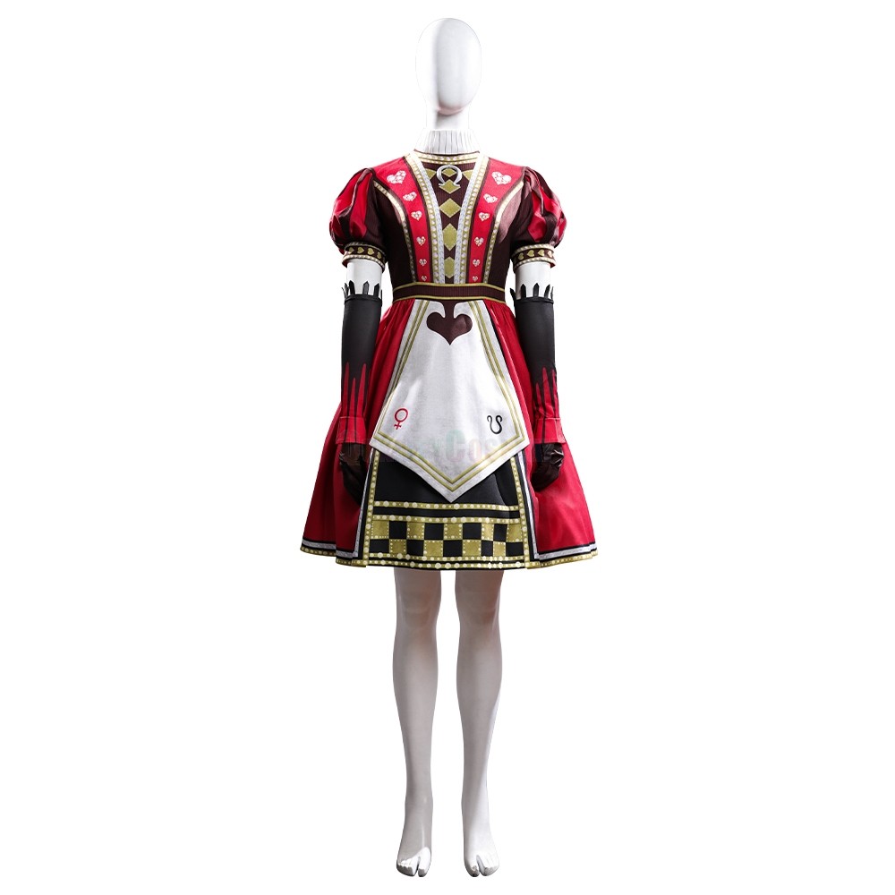 Alice Madness Returns Red Alice Cosplay Costumes - HQCOSPLAY
