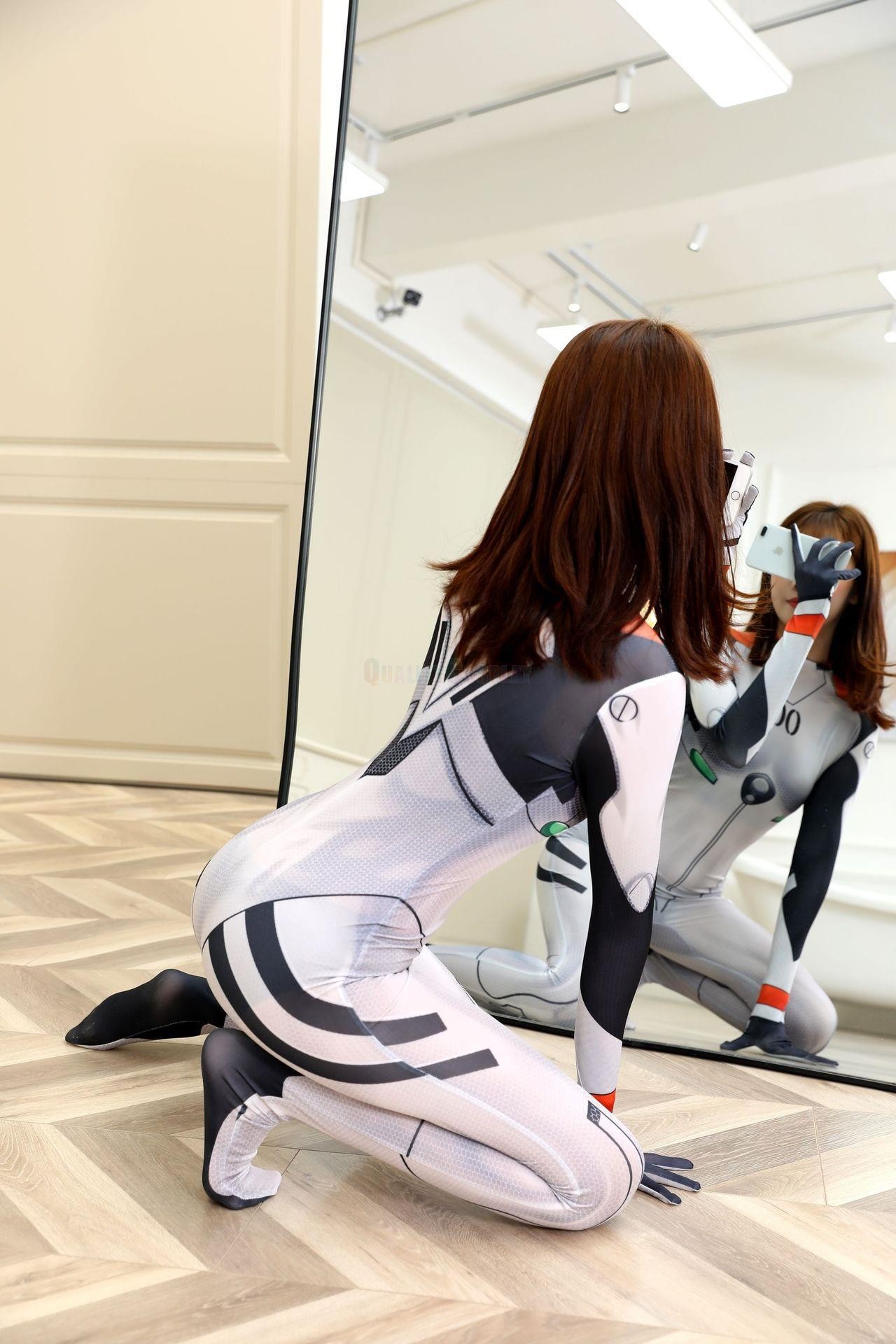 Neon Genesis Evangelion Rei Ayanami Printed Suit For Adult Halloween ...