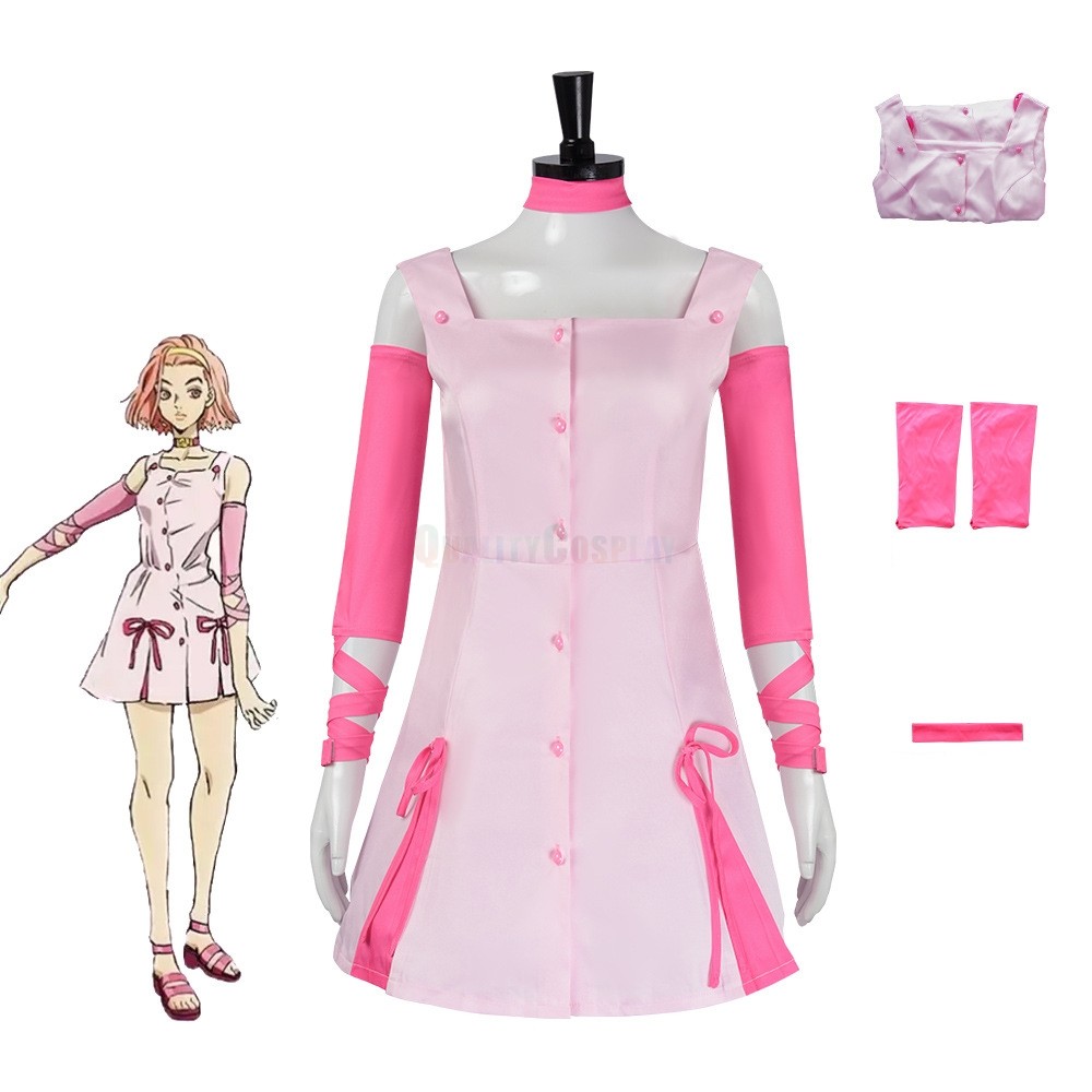 JoJo's Bizarre Adventure Reimi Sugimoto Cosplay Costume - HQCOSPLAY