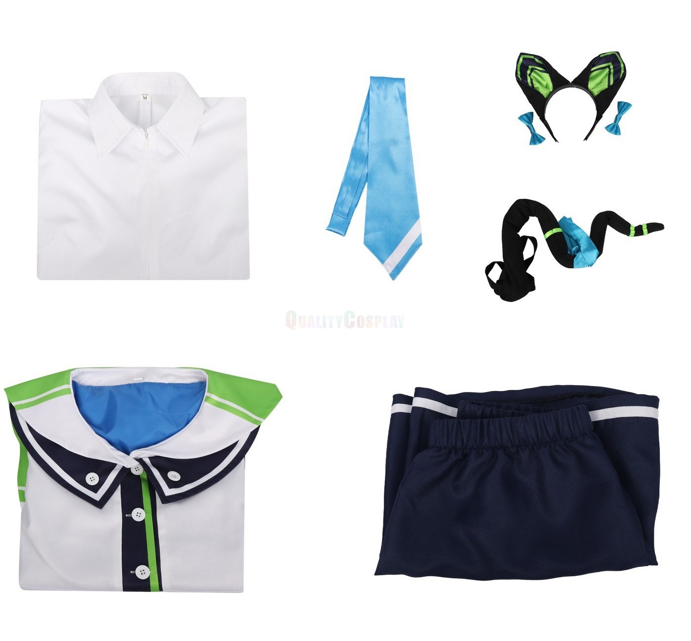 Blue Archive Saiba Midori Cosplay Costume For Adult - HQCOSPLAY