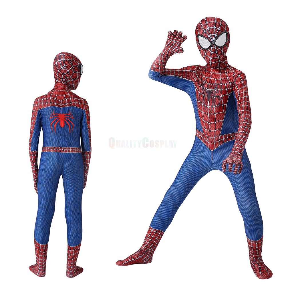Spider-Man Sam Raimi Cosplay Suit Halloween Parent-Child Cosplay ...