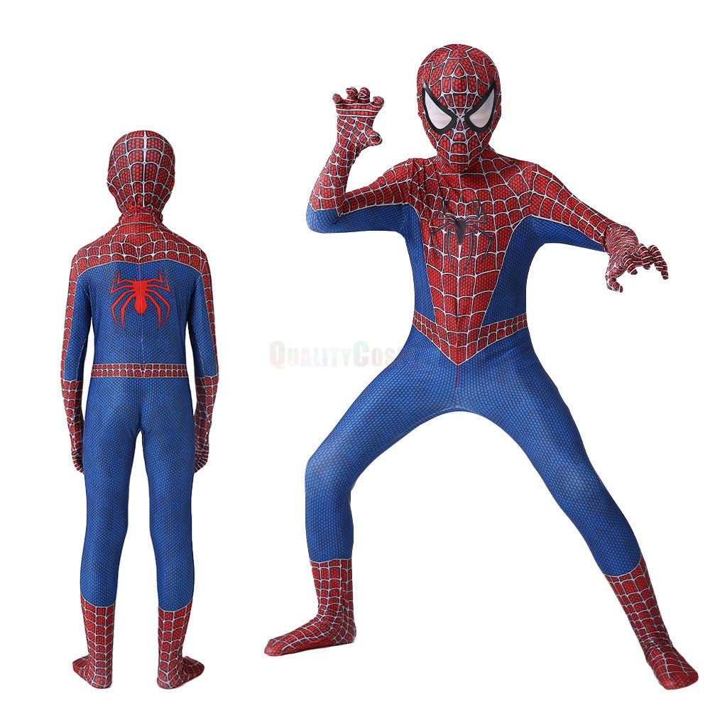 Spider-Man Sam Raimi Cosplay Suit Halloween Parent-Child Cosplay ...