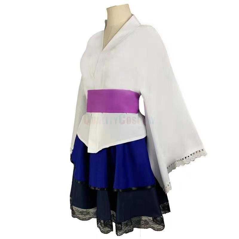 Naruto Shippuden Sasuke Uchiha Kimono Cosplay Costume - HQCOSPLAY