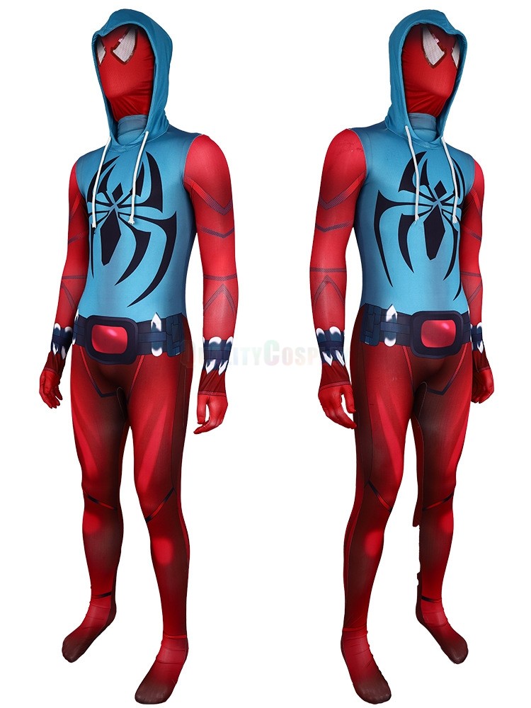 Halloween Superhero Family Costume Scarlet Spider Ben Reilly Cosplay ...