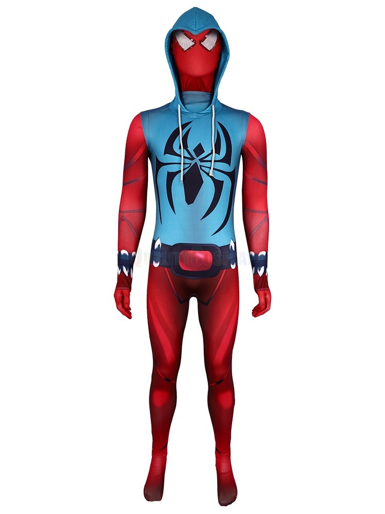 Halloween Superhero Family Costume Scarlet Spider Ben Reilly Cosplay ...
