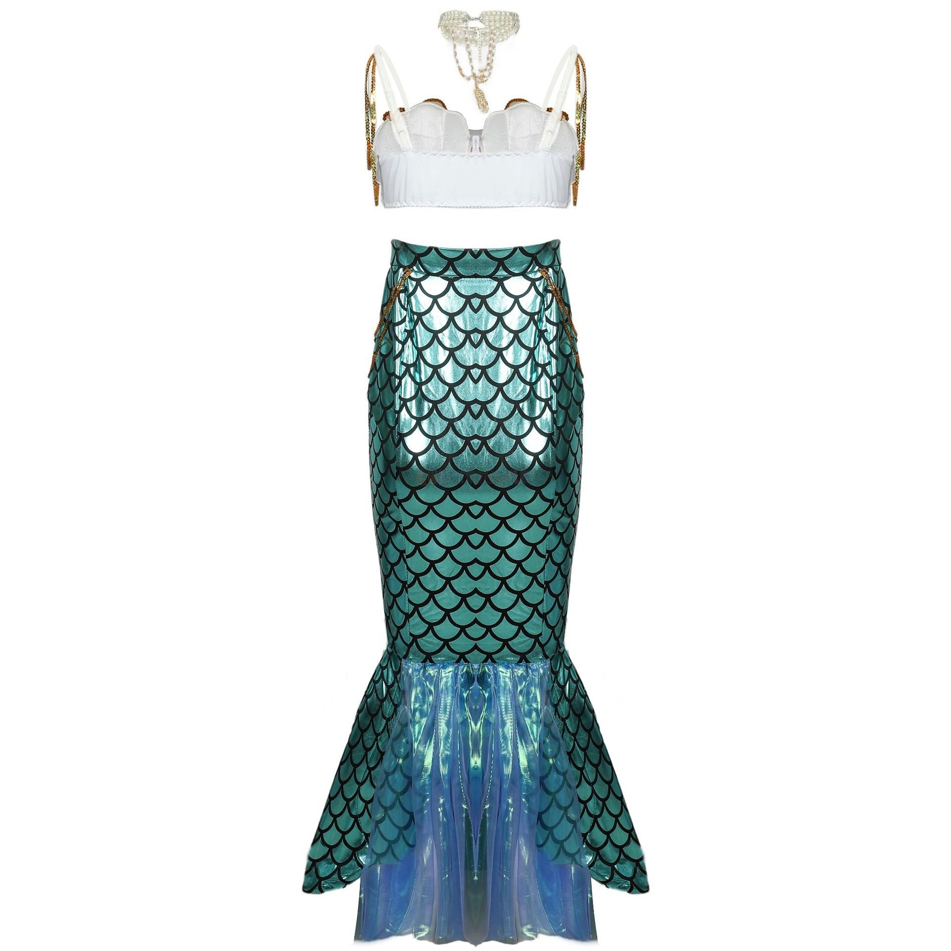 Sexy Mermaid Princess Costume For Halloween Cosplay - HQCOSPLAY