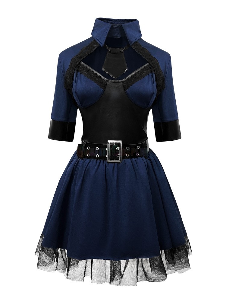 Halloween Policegirl Costume Nightclub Party Cosplay Costume - HQCOSPLAY