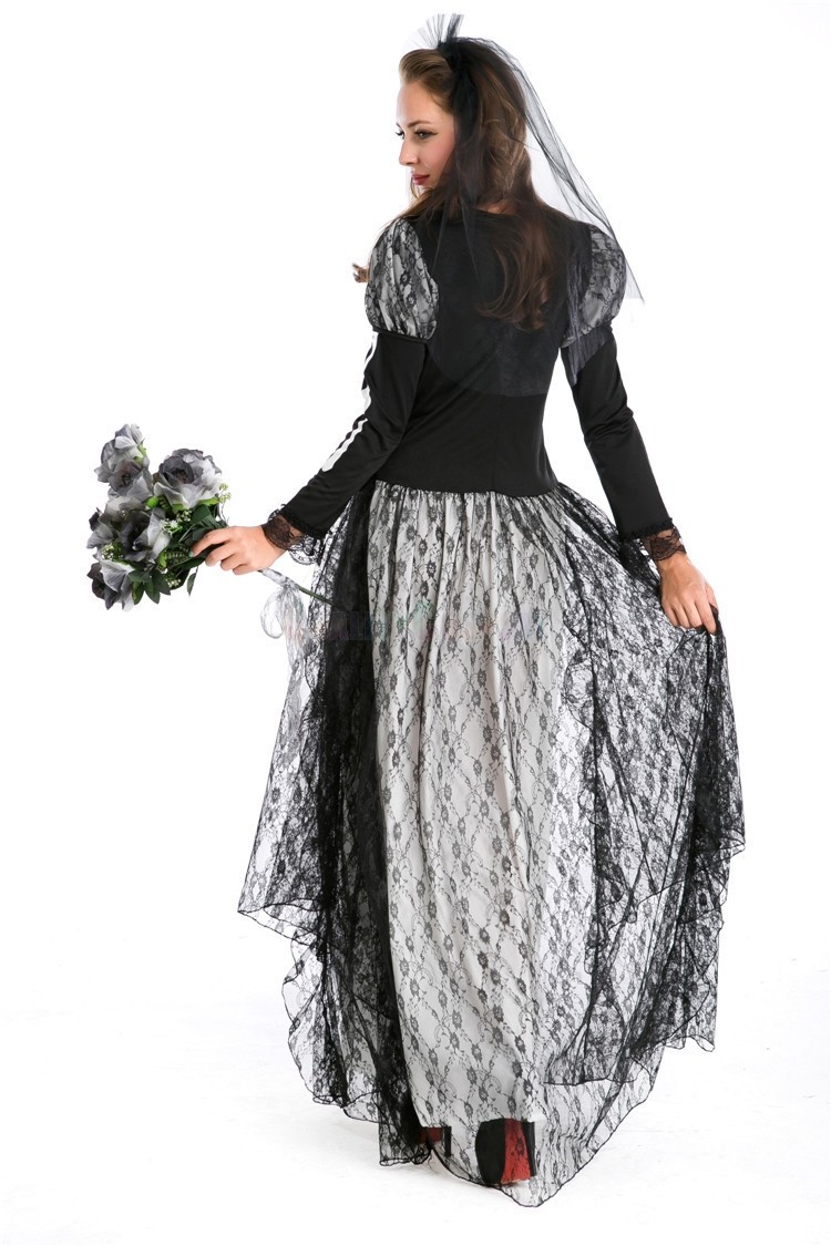 Couples Matching Halloween Skeleton Zombie Ghost Bride and Groom ...