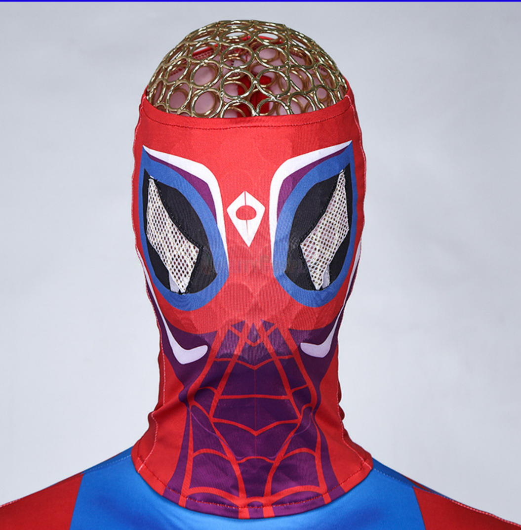 Spider-Man India Pavitr Prabhakar Cosplay Suit Halloween Marvel Spider ...