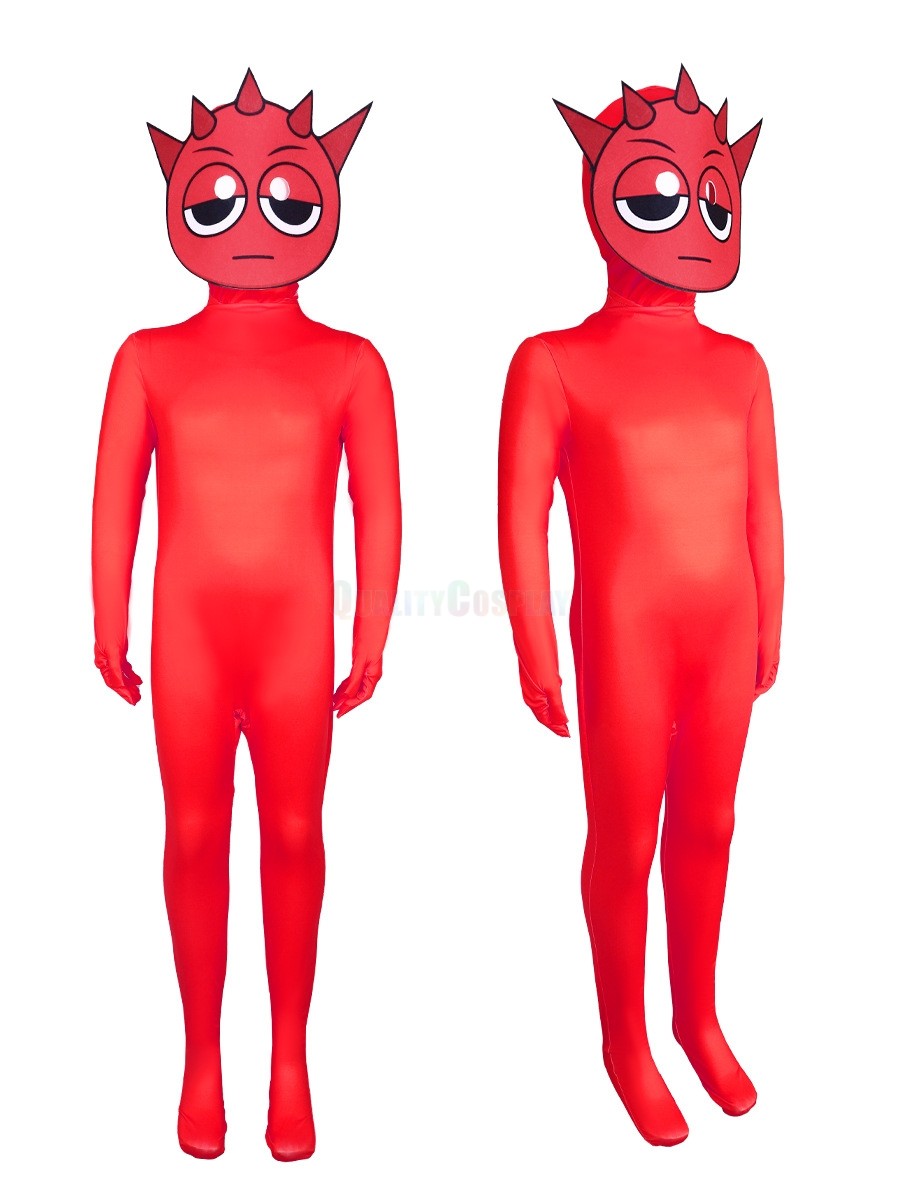 Sprunki Incredibox Cosplay Jumpsuit Halloween Group Parent-child ...