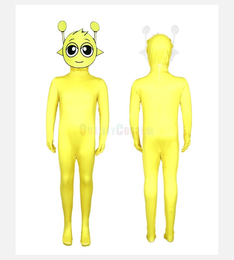 Sprunki Incredibox Simon Cosplay Jumpsuit Halloween Parent-child ...