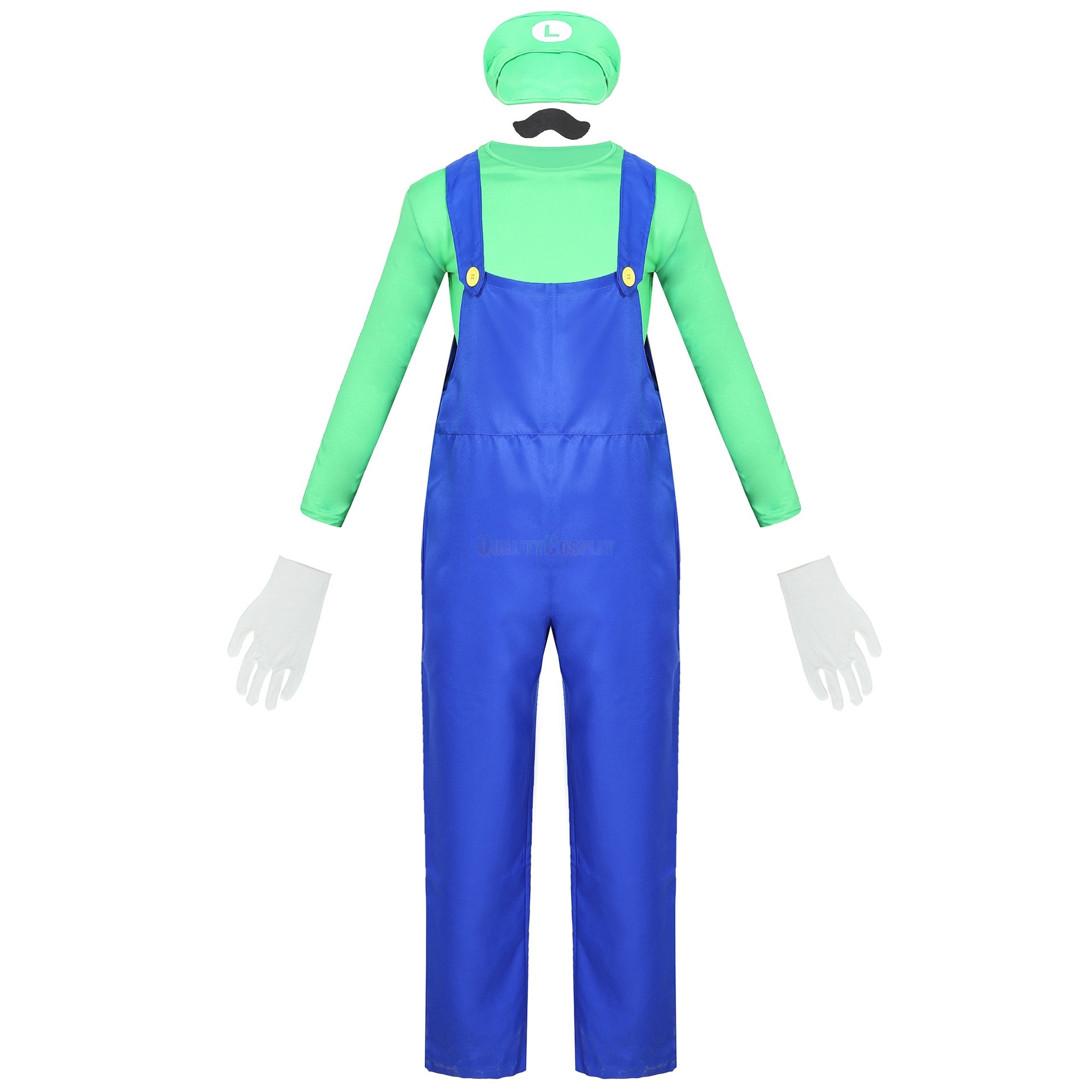 Super Mario and Luigi Halloween Cosplay Costume - HQCOSPLAY