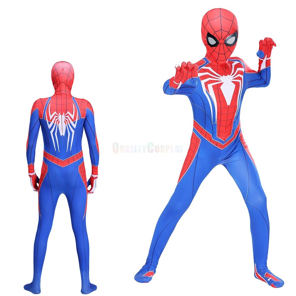 Super Speed Spider-Man Jumpsuit Halloween Parent-Child Cosplay ...