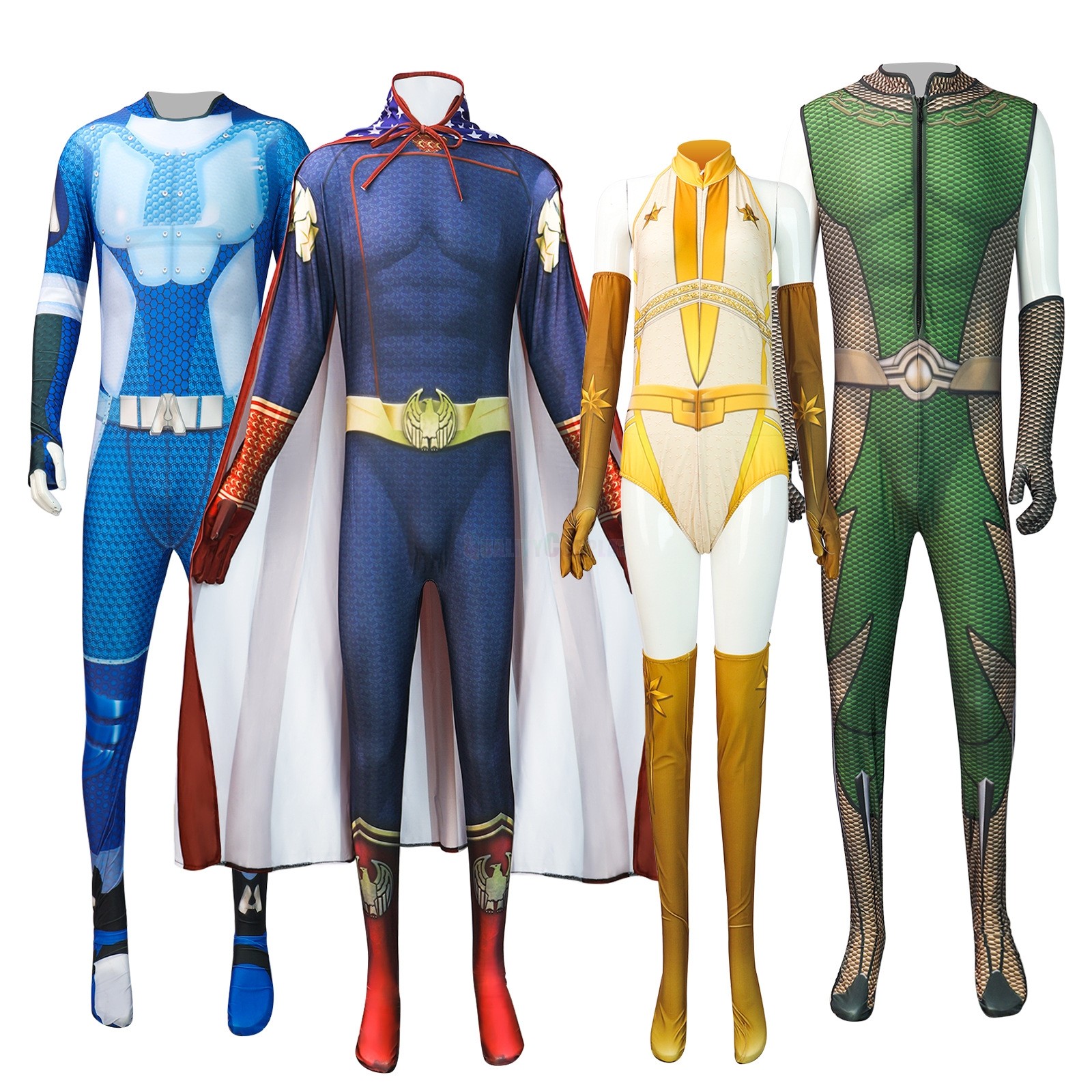 The Boys Group Cosplay Suit Homelander Starlight The Deep A-Train ...