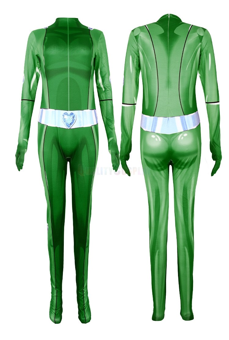Totally Spies Group Clover Alex Sam Mandy Cosplay Jumpsuit Halloween ...