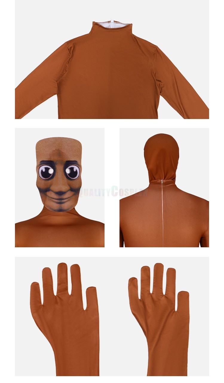 Tung Tung Tung Sahur Bodysuit For Adult & Kids Halloween Costumes ...