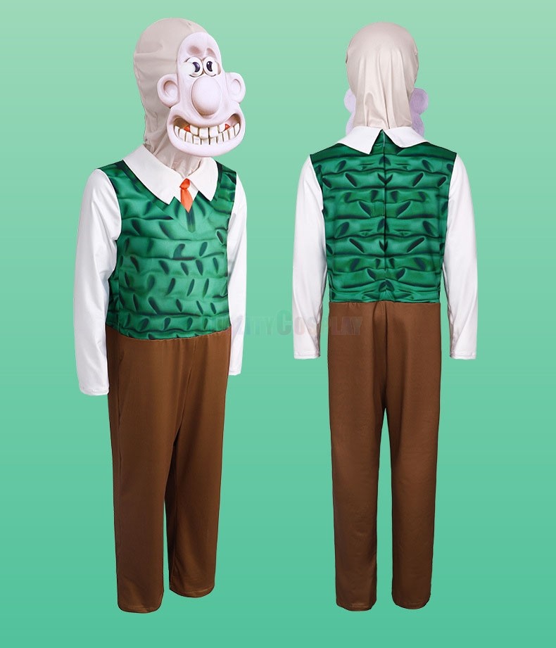 Wallace & Gromit Cosplay Halloween Rave Parent-child Costume - HQCOSPLAY