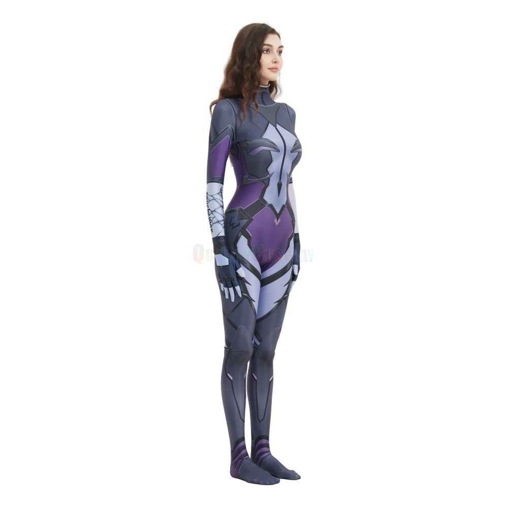 Overwatch 2 Widowmaker Printed Cosplay Costume Halloween Adult Costume ...