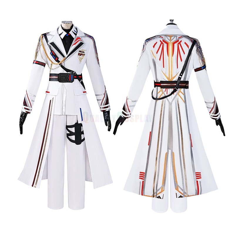 Love and Deepspace Cosplay Costume Xia Yizhou White Commander Uniform ...