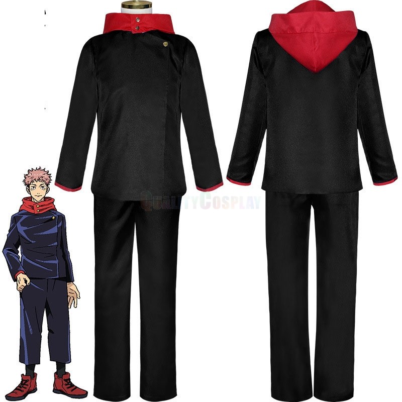 Halloween Costume Anime Jujutsu Kaisen Yuji Itadori Cosplay Suit ...