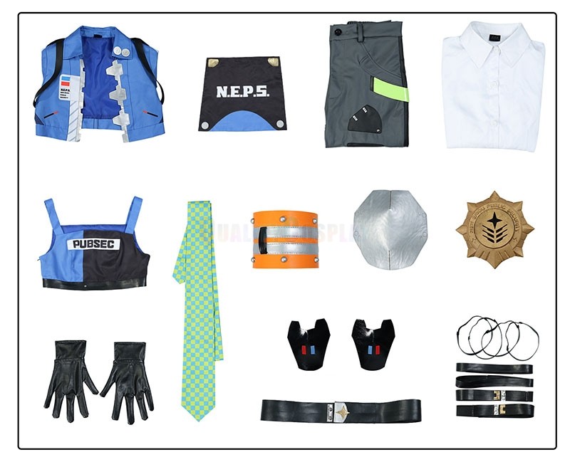 Zenless Zone Zero Criminal Investigation Team Zhu Yuan Cosplay Costume ...