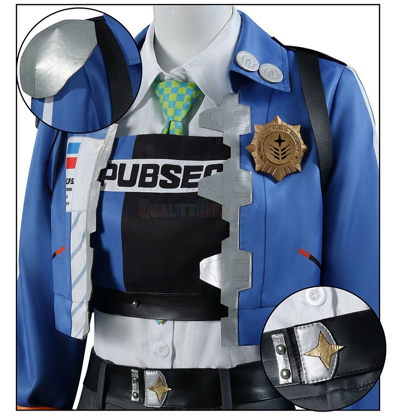 Zenless Zone Zero Criminal Investigation Team Zhu Yuan Cosplay Costume ...